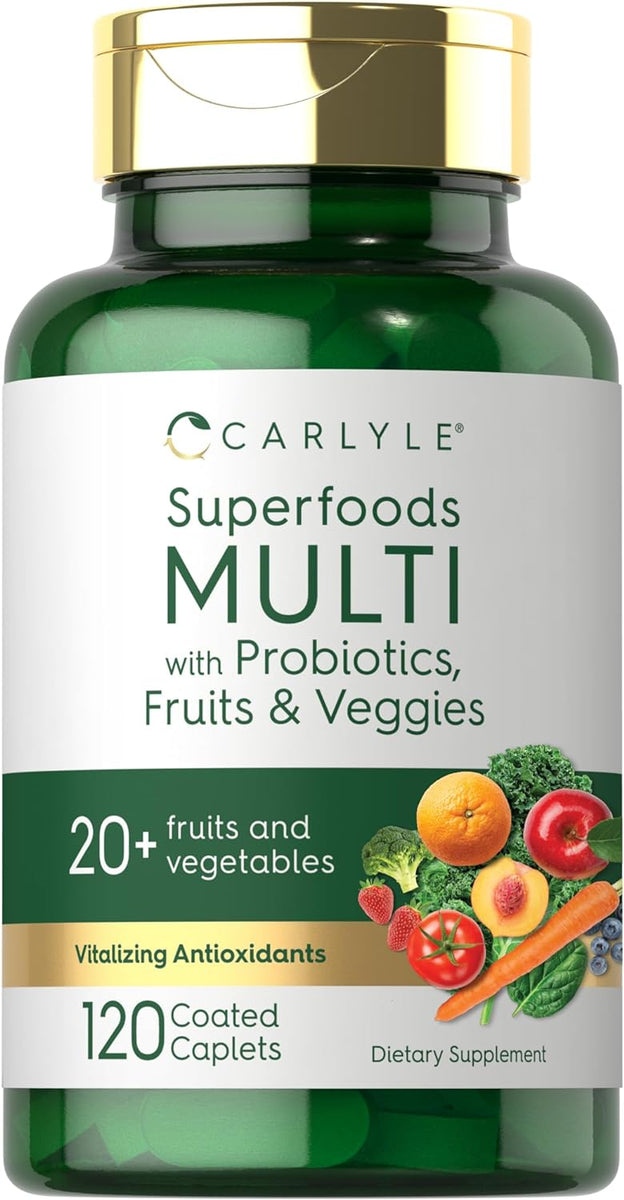 Fruits and Veggies | 120 Caplets – Carlyle Nutritionals