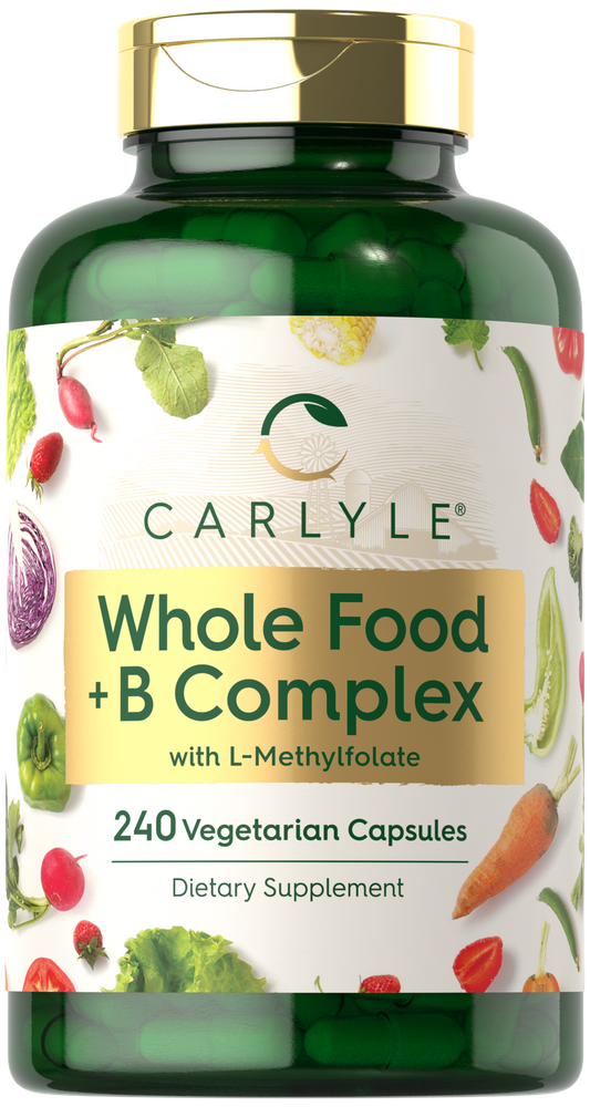 Whole Food Multivitamin with B Complex | 240 Capsules – Carlyle Nutritionals