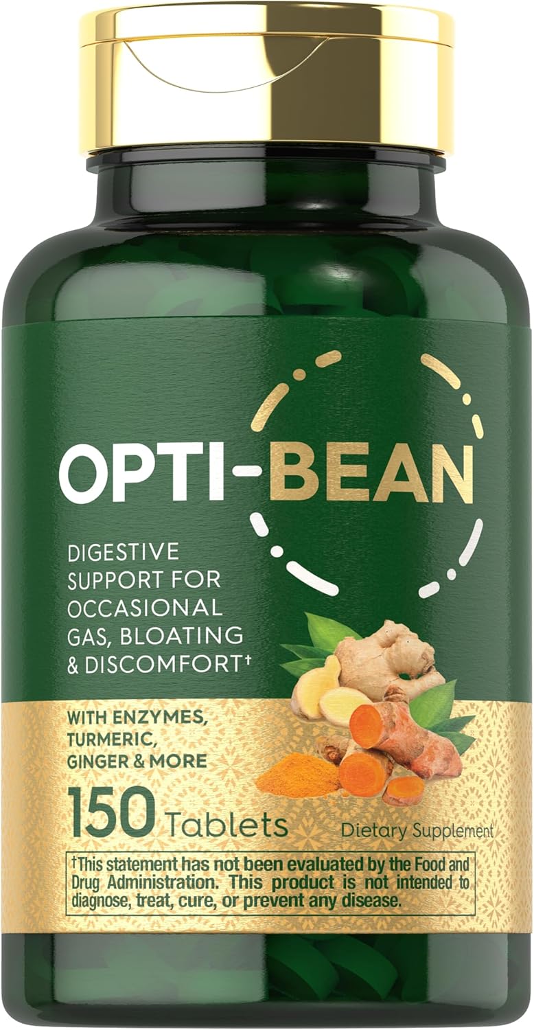 Opti-Bean Digestive Enzymes | 150 Tablets