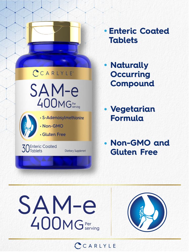 SAM-e 400mg | 30 Tablets – Carlyle Nutritionals
